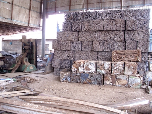 PLC Autotamic Control Scrap Steel Baler Recycling Compaction System ...