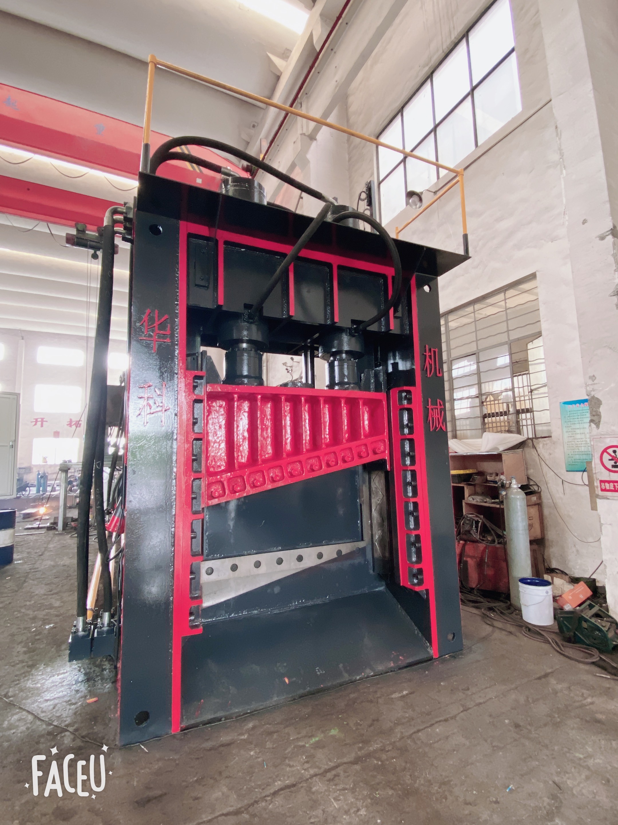 Easy Control Scrap Metal Cutting Shear Machine Customize Voltage