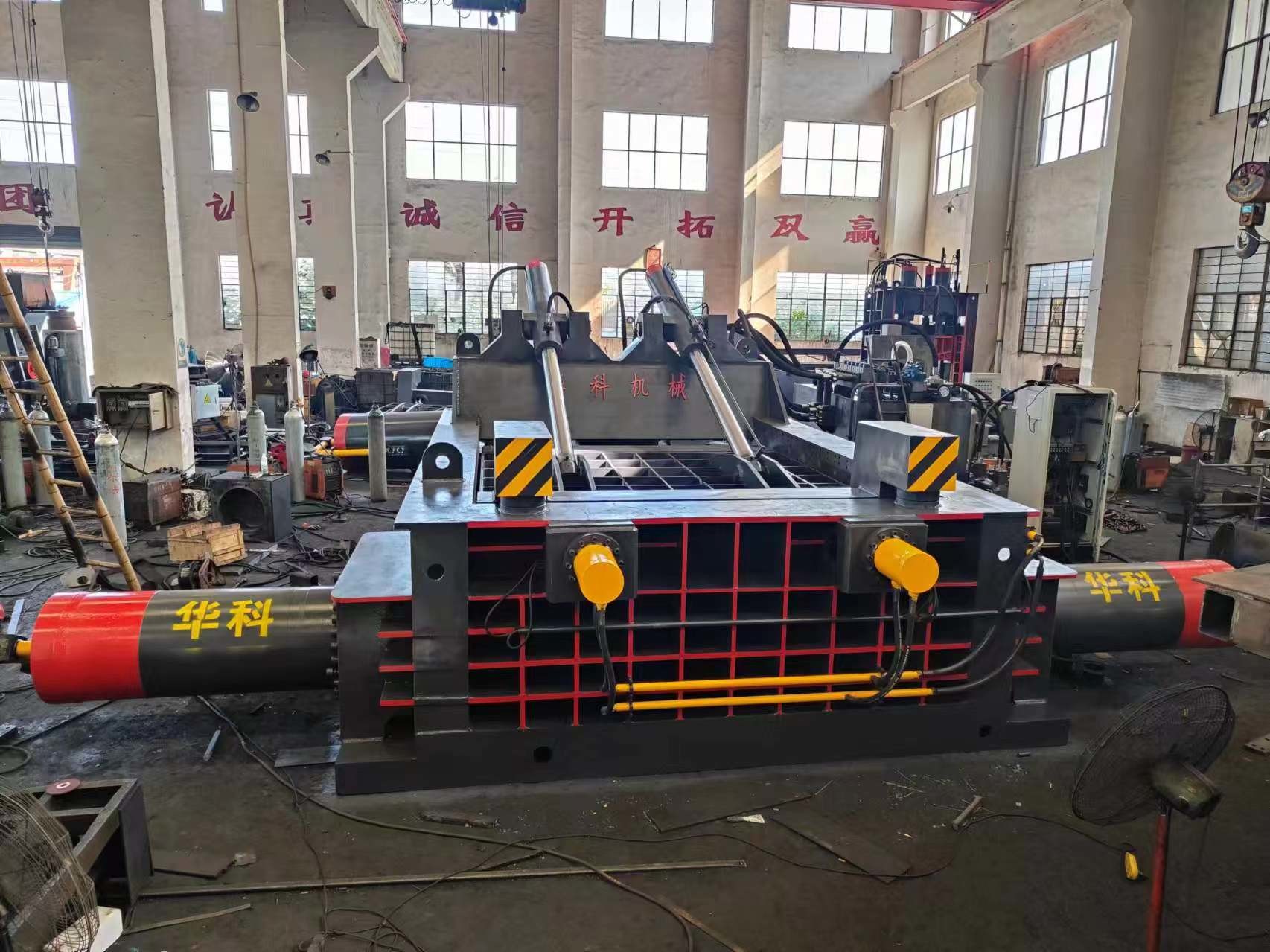 70 Tons 500Tons Power Scrap Metal Baler Machine Automatic PLC Control ...